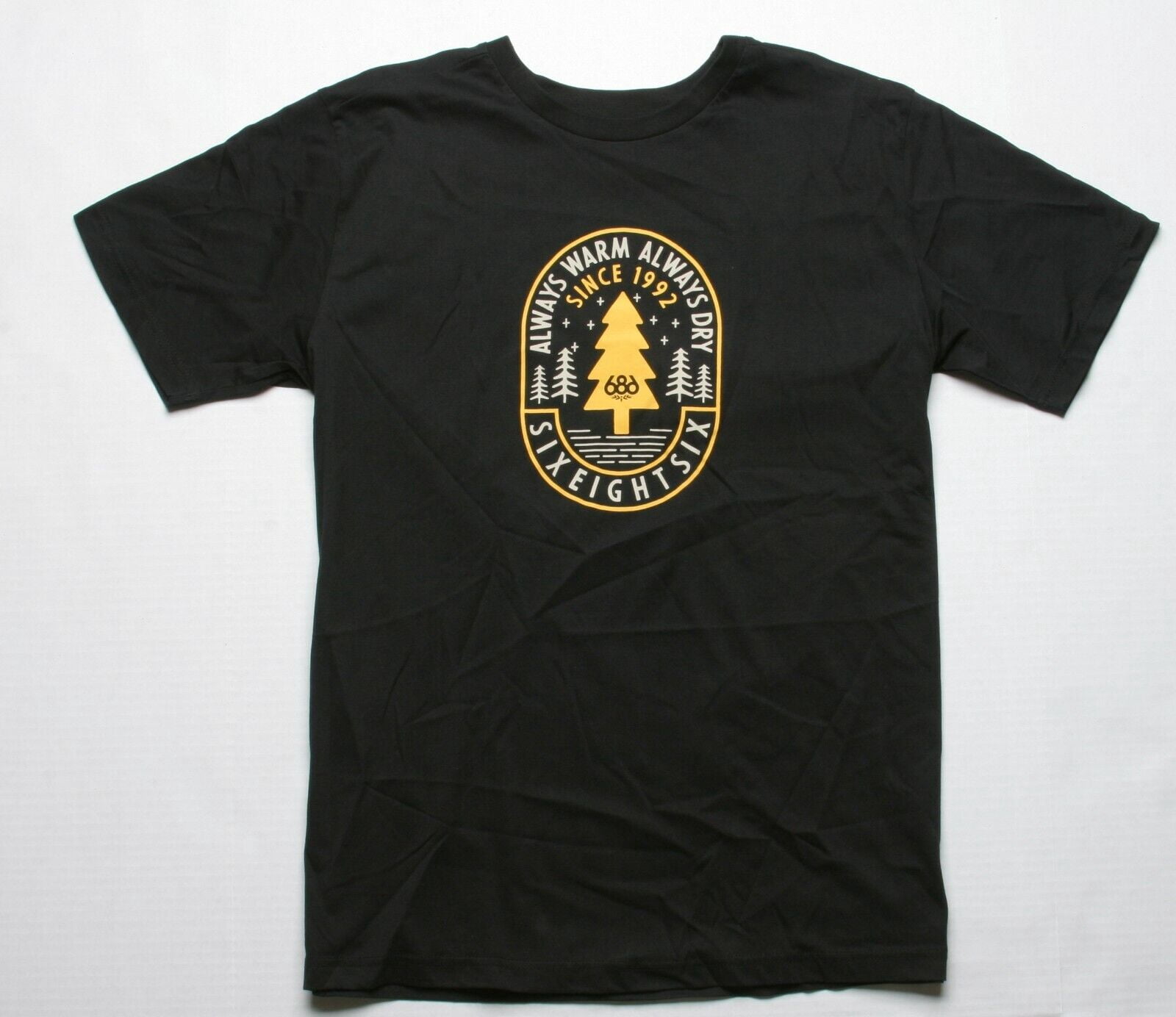 686 Pine Tee (M) Black M0WPTS03-BLK - Walmart.com