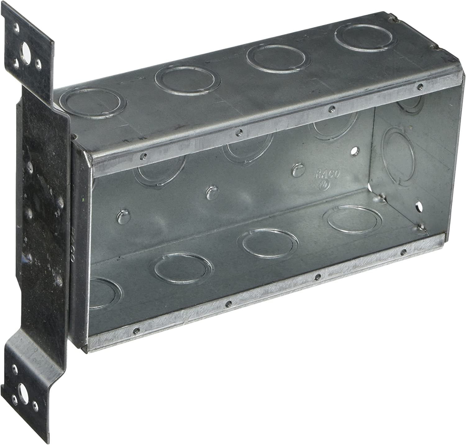 687 4 Gang 2-1/2-Inch Deep Switch Box, Welded with 1/2-Inch Setback ...