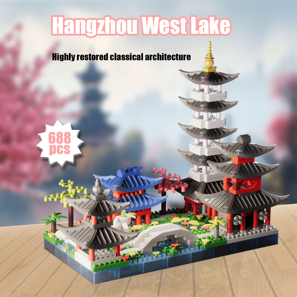 688PCS Hangzhou West Lake, Chinese Architecture, Classic Building ...