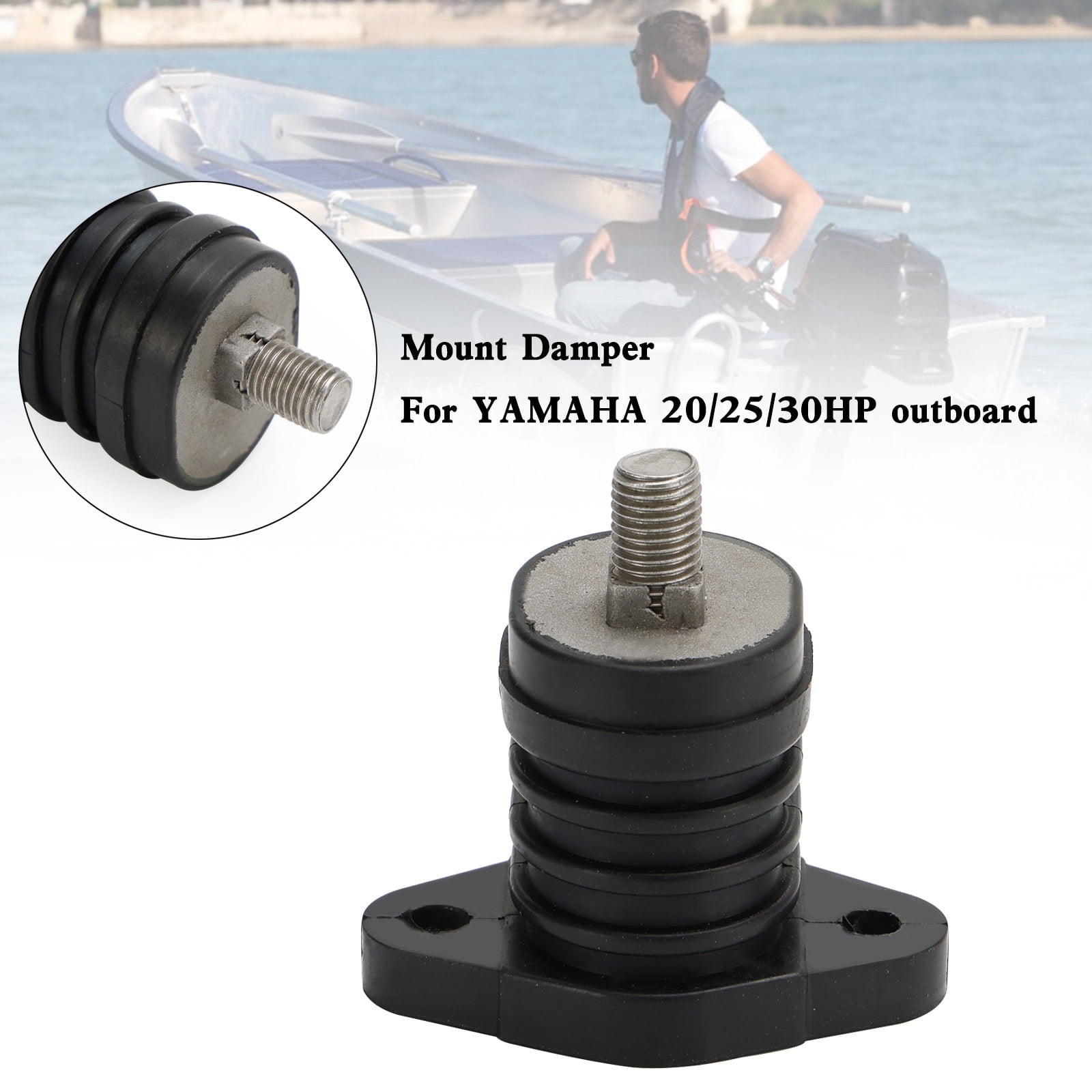 689-44516-00 Upper front mount damper for YAMAHA 20/25/30HP outboard ...