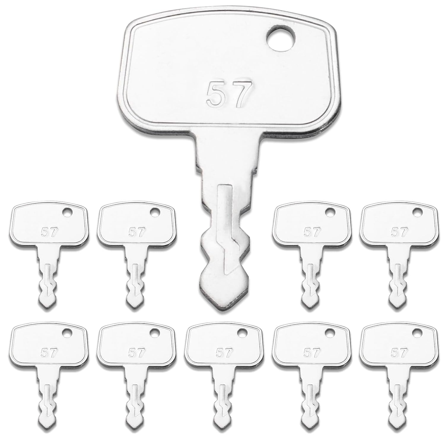 68920 Ignition Keys, 10 Pack PL501-68920 Kubota Keys fits Cart Truck ...
