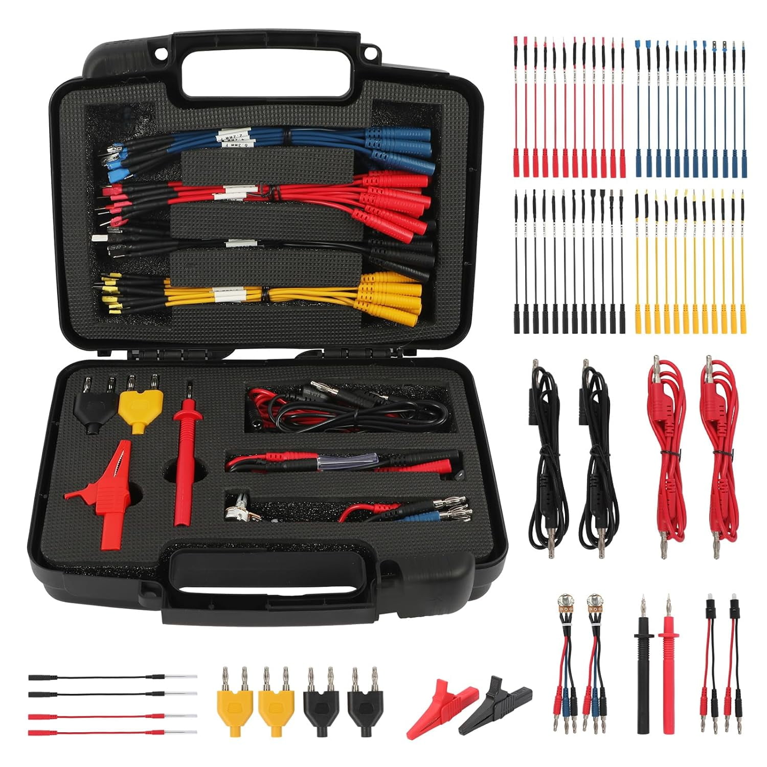 68PCS Multimeter Test Leads Kit, Test Leads with Replaceable Wire ...