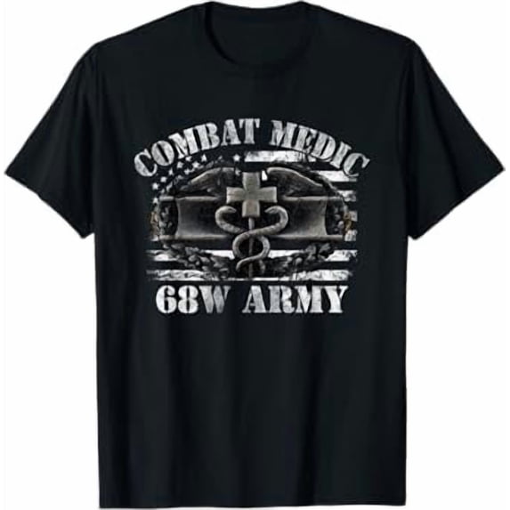 68W Combat Medic Us Army, Perfect Veteran Medical Military T-Shirt ...