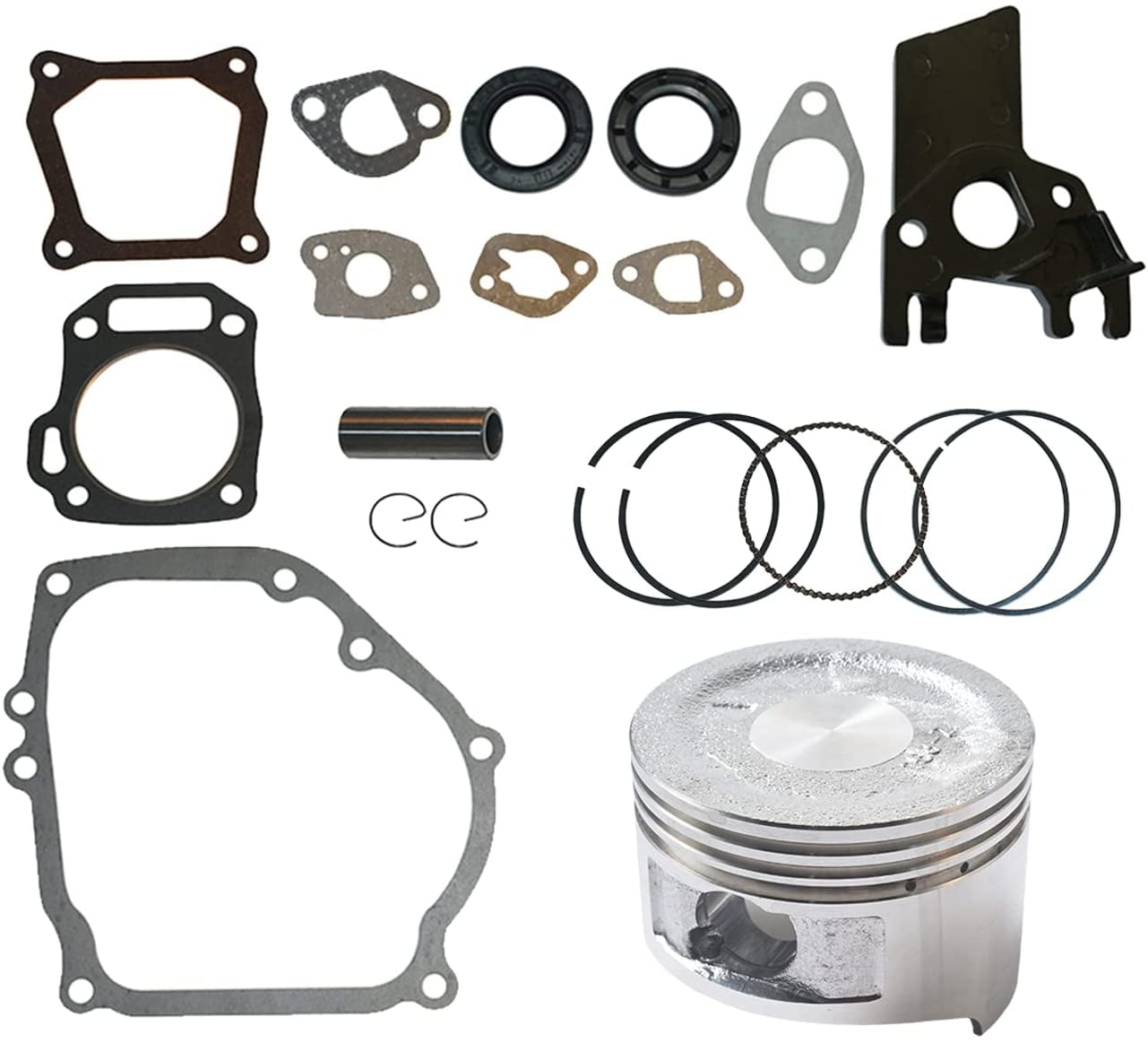 68mm Piston Kit For Honda GX200 GX160 6.5HP 5.5HP With Gasktet ...