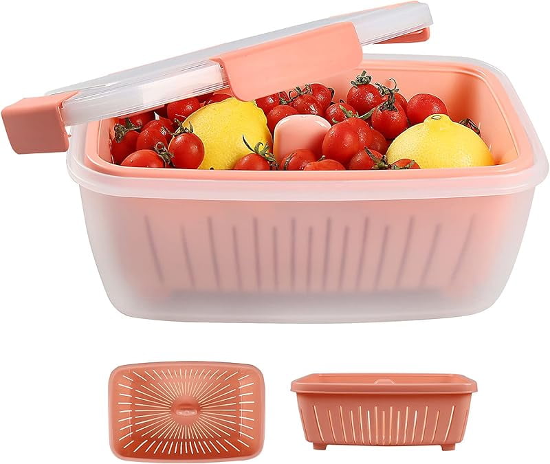 68oz Berry Keeper Container, Fruit Produce Saver Food Storage ...