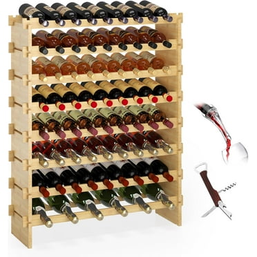 ModFusion Modern Industrial LED Light Corner L Shaped Wine Liquor ...