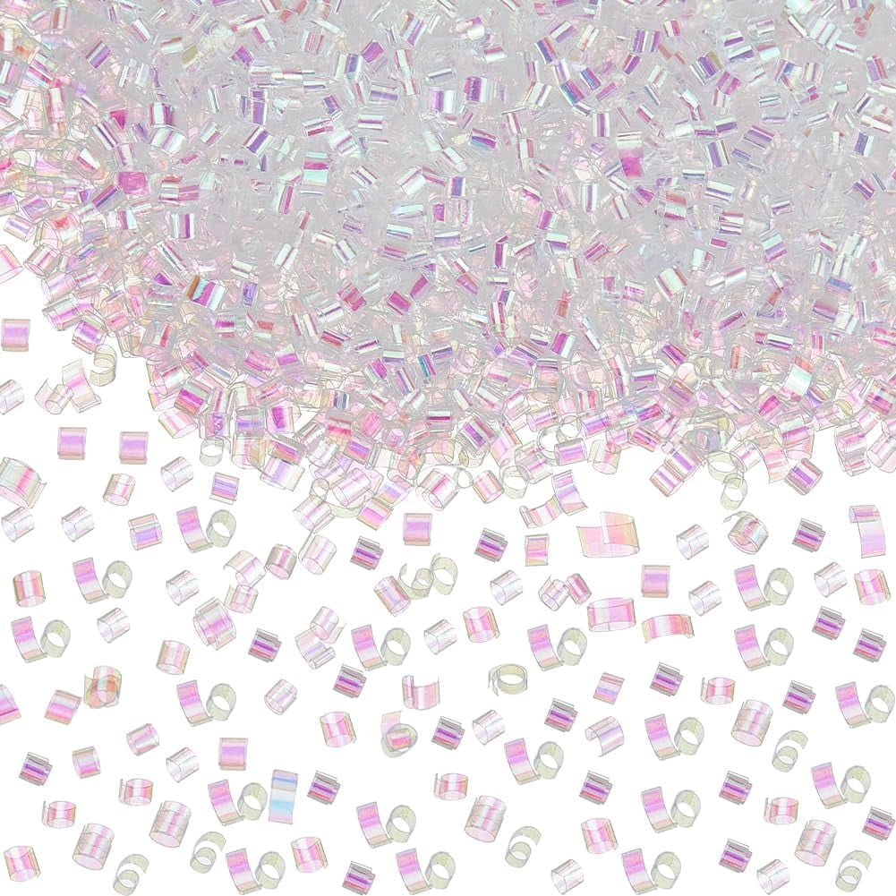 69 Gram Bingsu Beads Bulk Clear Crunchy Beads Iridescent Crispy ...