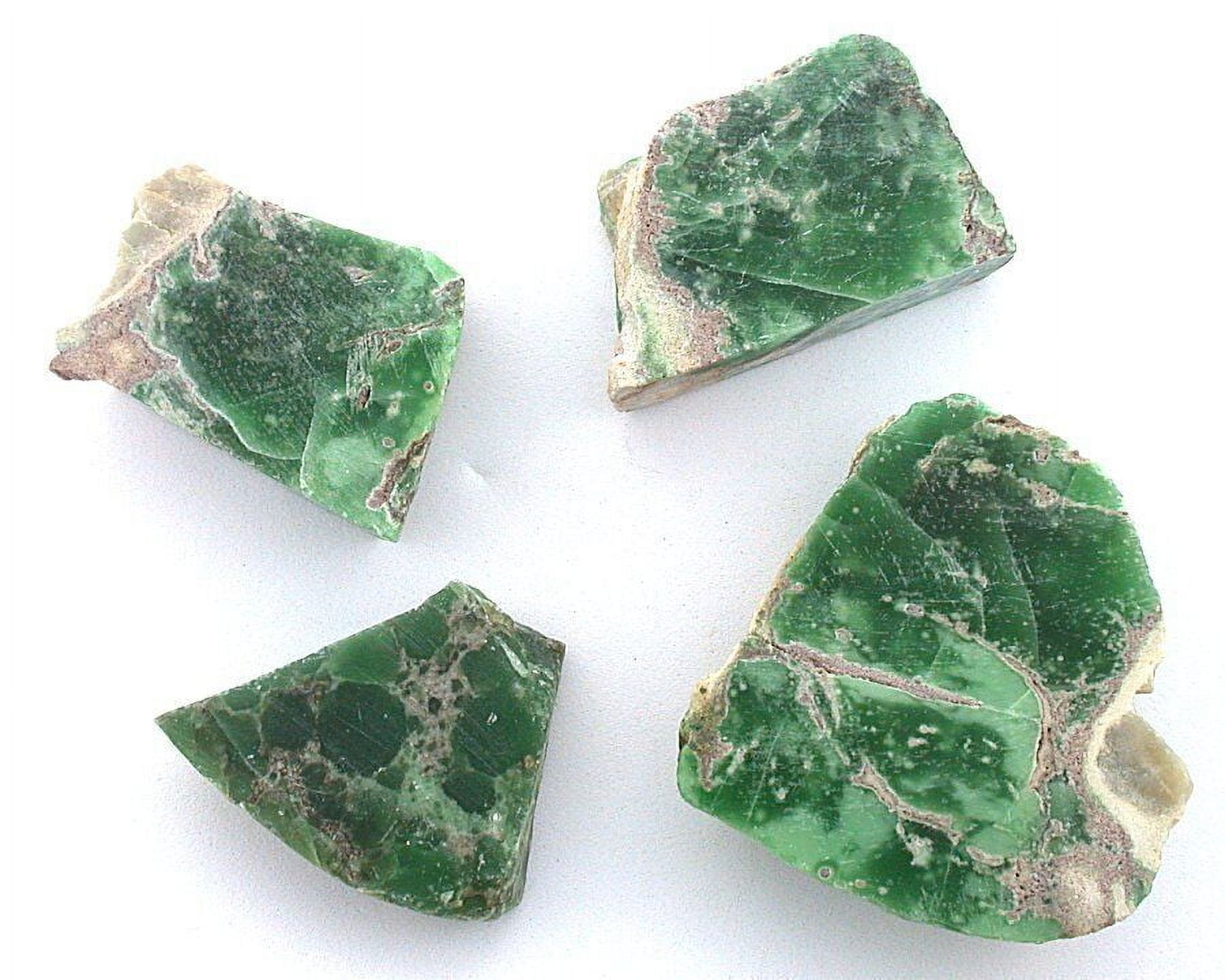 69 Gram Four RARE Translucent Green Variscite Cab Cabochon Gem Slab ...