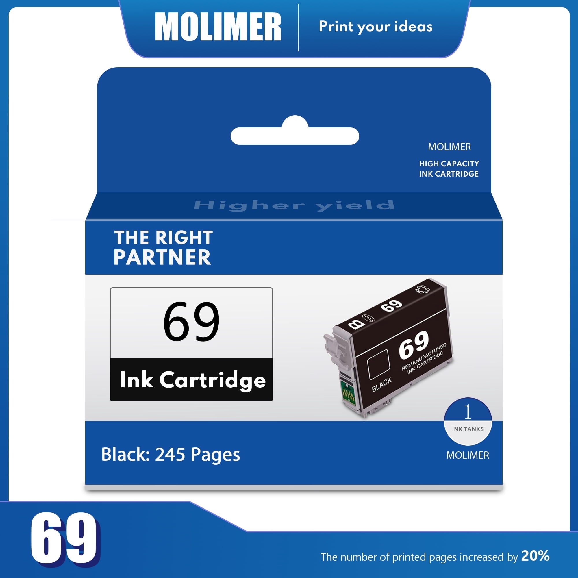 69 Ink Cartridges Replacement for Epson 69 Ink for Epson Stylus CX-6000 ...