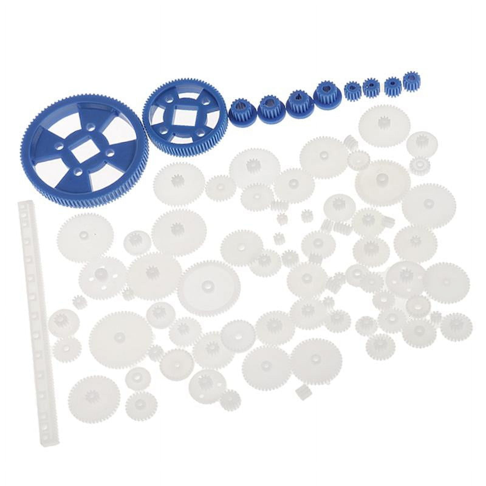 69 Pieces/Set Assorted Gears Worm Kits for DIY s RC toys Models Parts ...