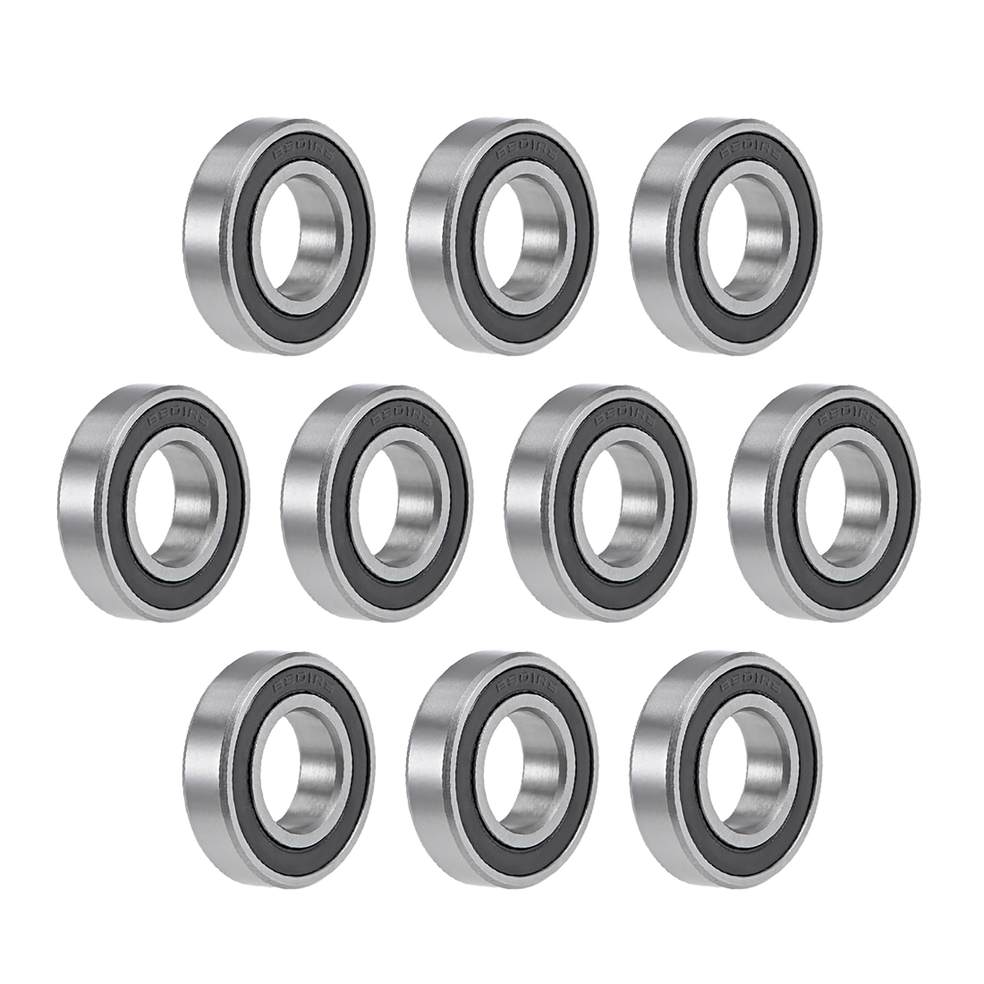 6901-2RS Deep Groove Ball Bearings 12mmx24mmx6mm Double Sealed Chrome ...