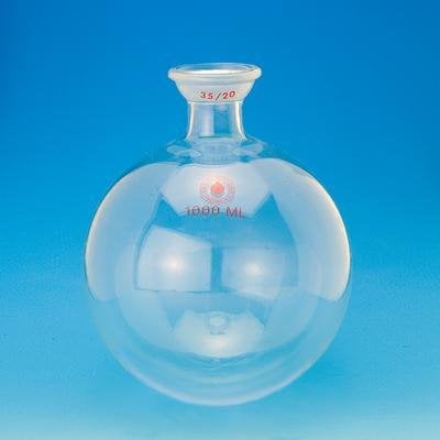 6902-241 Single Neck Receiving Boiling Flask, Spherical, Round Bottom ...