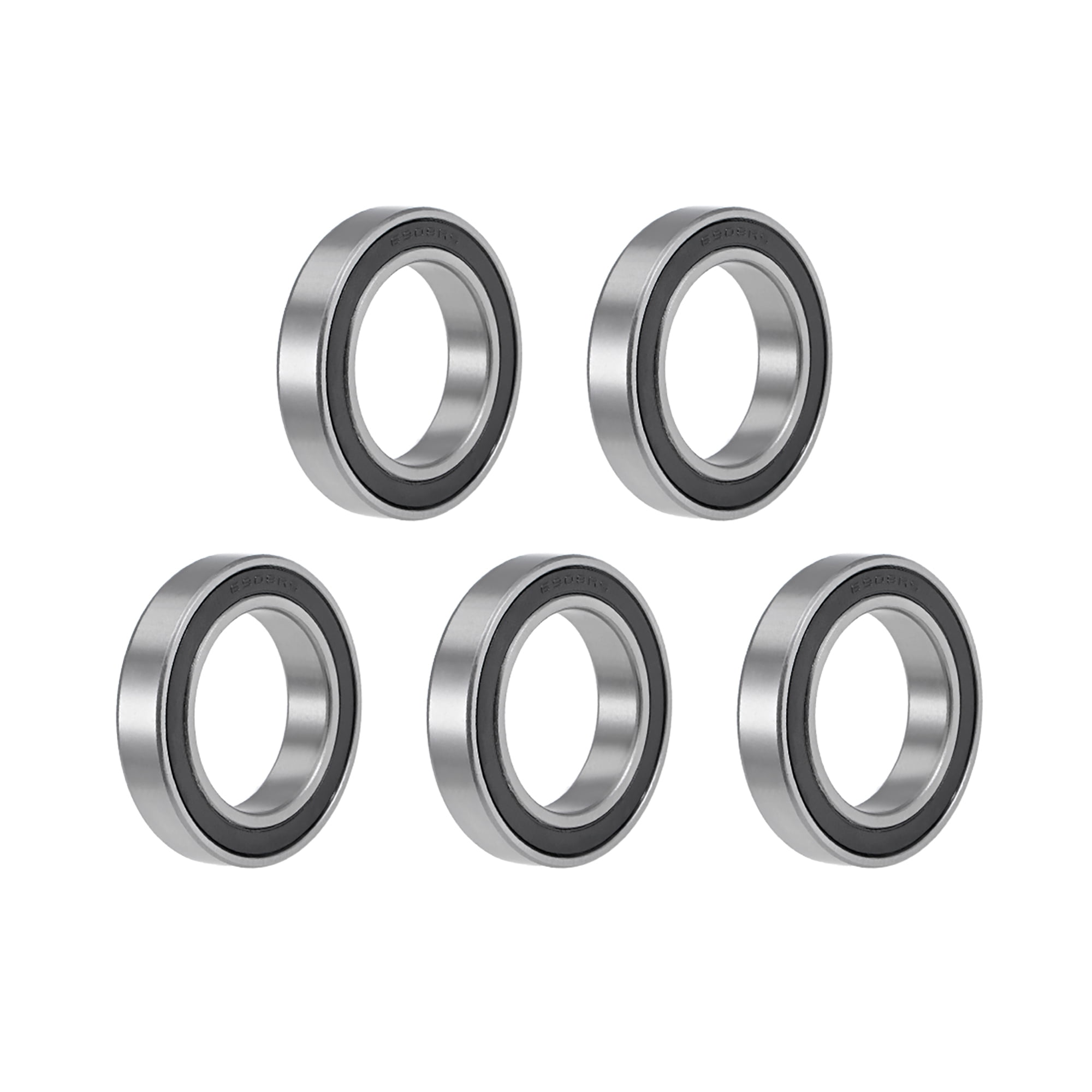 6908-2RS Deep Groove Ball Bearings 40mmx62mmx12mm Double Sealed Chrome ...