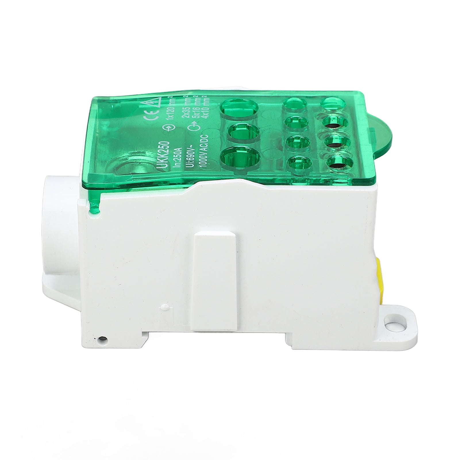 690V 250A Green Electrical Distribution Box for Safe Splicing Single ...