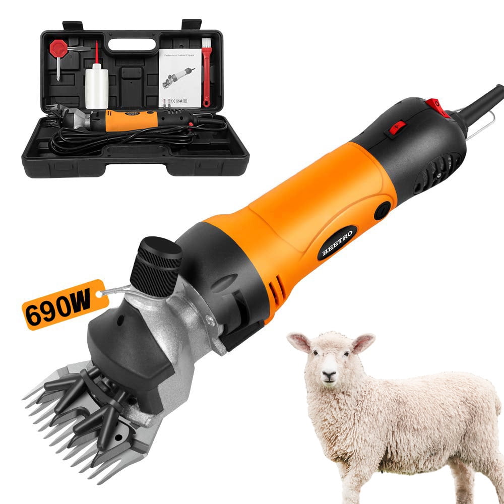 690W Electric Professional Sheep Shears,Farm Livestock Grooming Kit, 6 ...