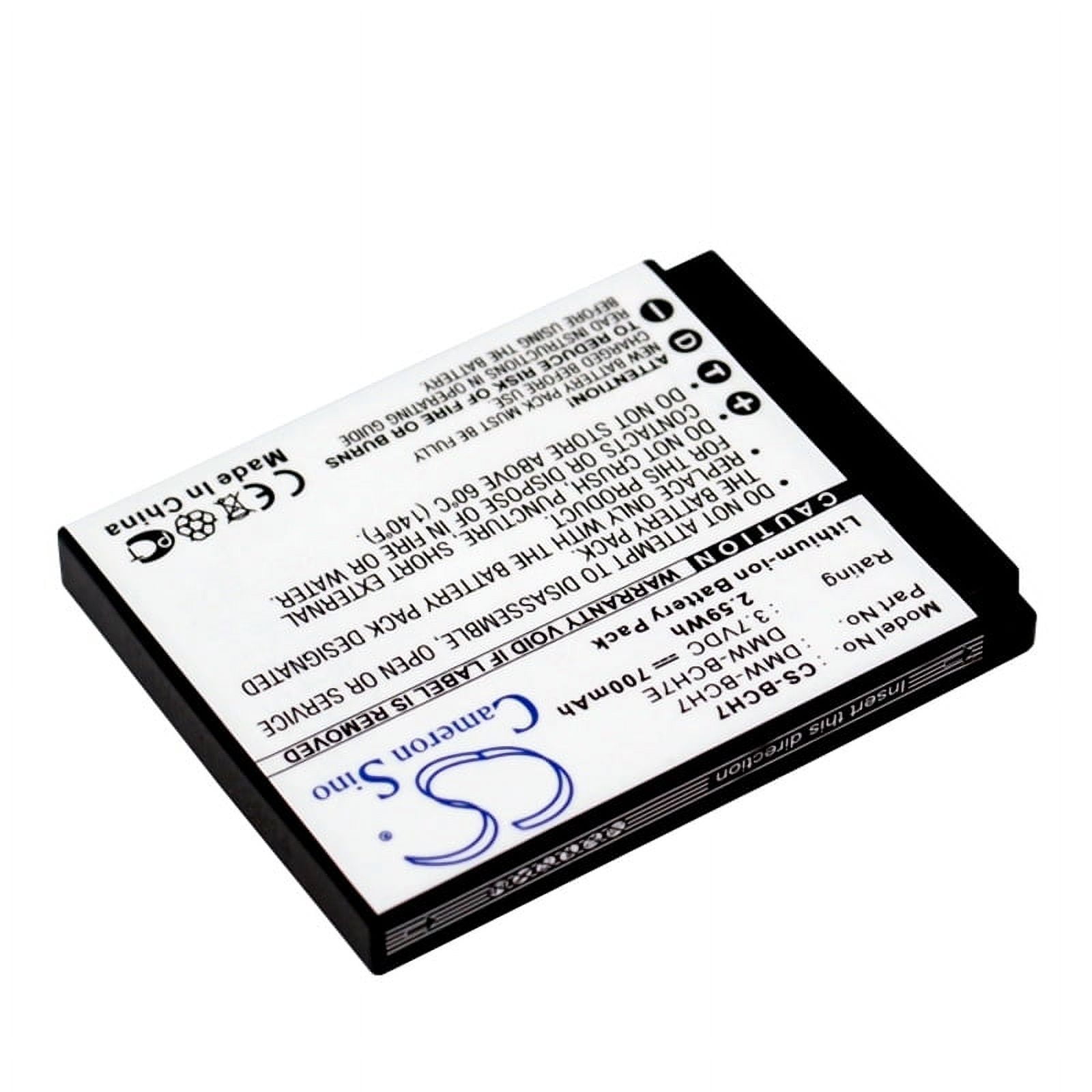 690mAh DMW-BCH7 DMW-BCH7GK DMW-BCH7PP DMW-BCH7E DMW-BCH7G Battery for ...