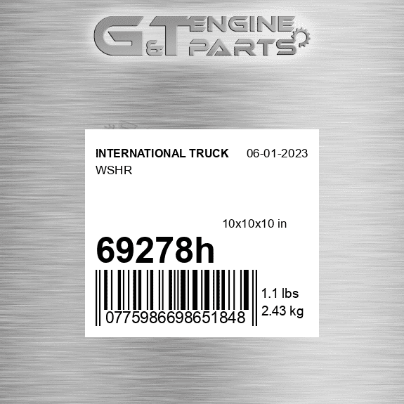 69278H WSHR fits INTERNATIONAL TRUCK (New OEM) - Walmart.com