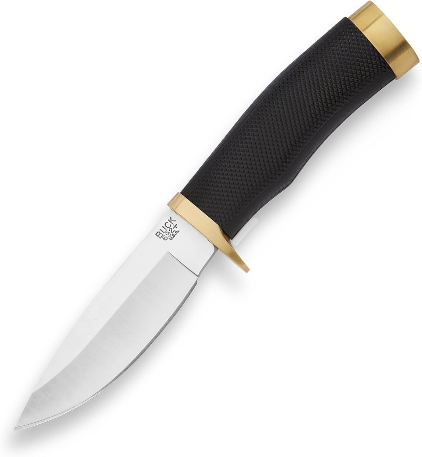 Buck Knives 692 Vanguard Hunting Knife, 4-1/4" Fixed Blade, Rubber ...