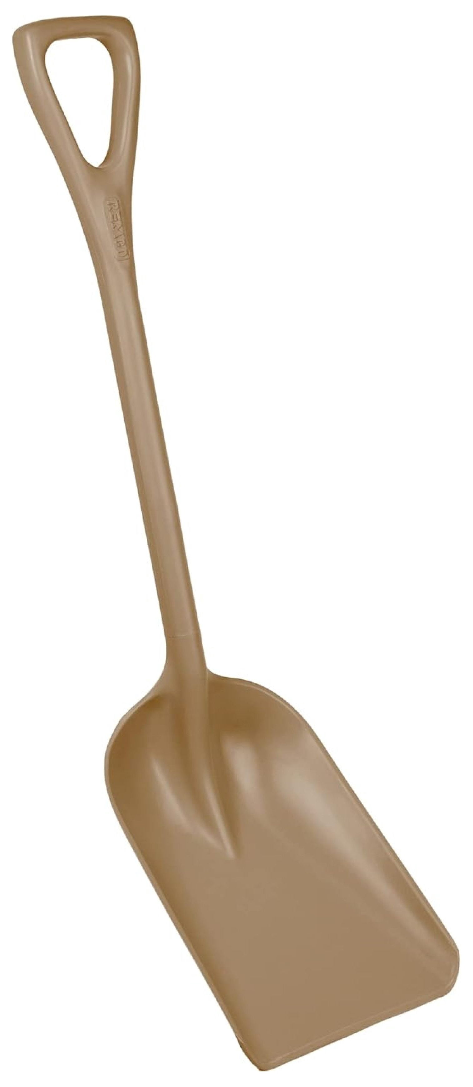 698166 Shovel,One-Piece,11",PP,Brown 10 inch Blade - Walmart.com