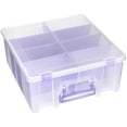 6990JZ Super Satchel Double Deep Compartment Box - Art Storage with 8 ...
