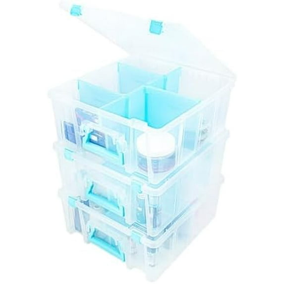 6990RH-AMZ Super Satchel Double Deep Compartment Box - Art Storage with ...