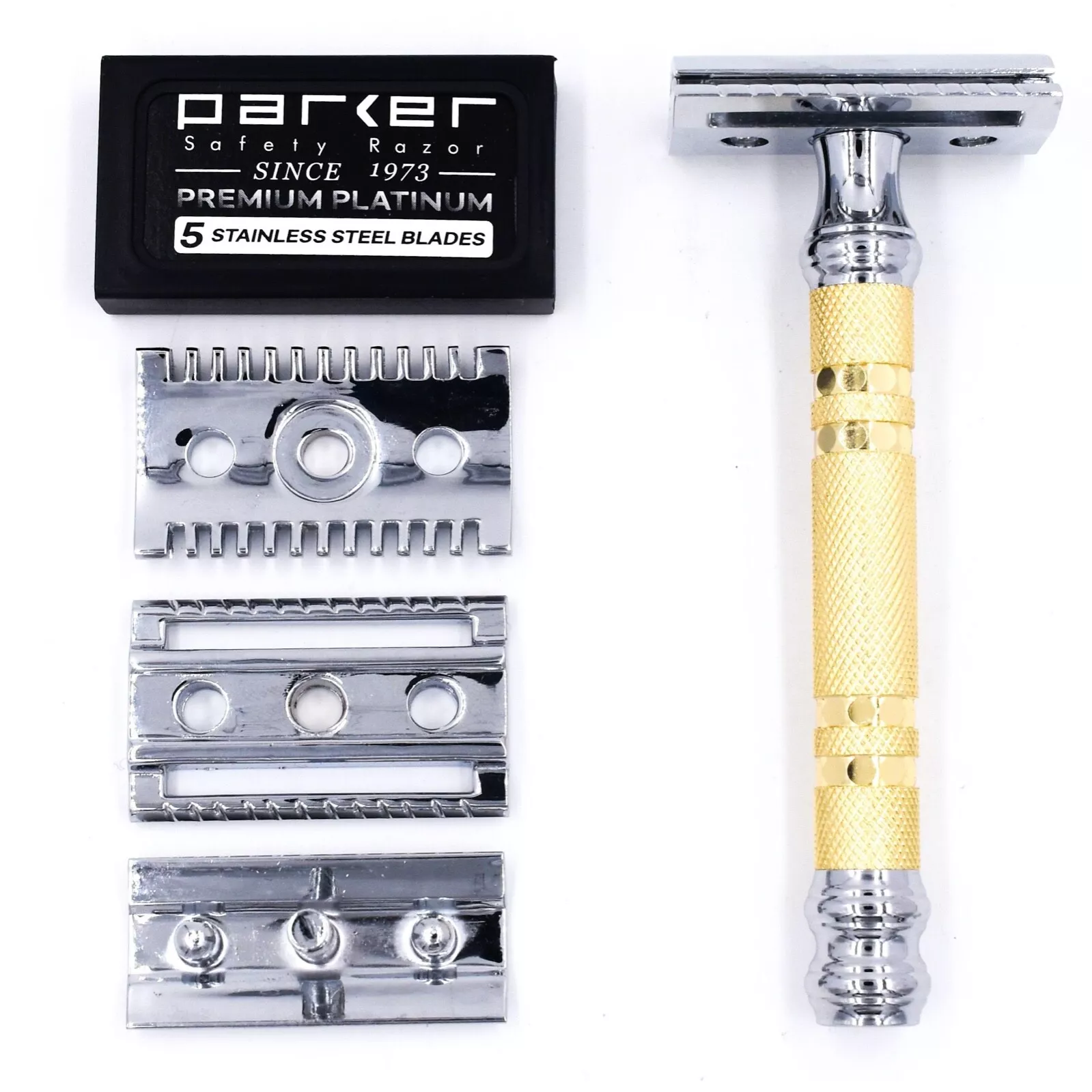 69CR Convertible Double Edge Safety Razor with Dual Open & Closed ...