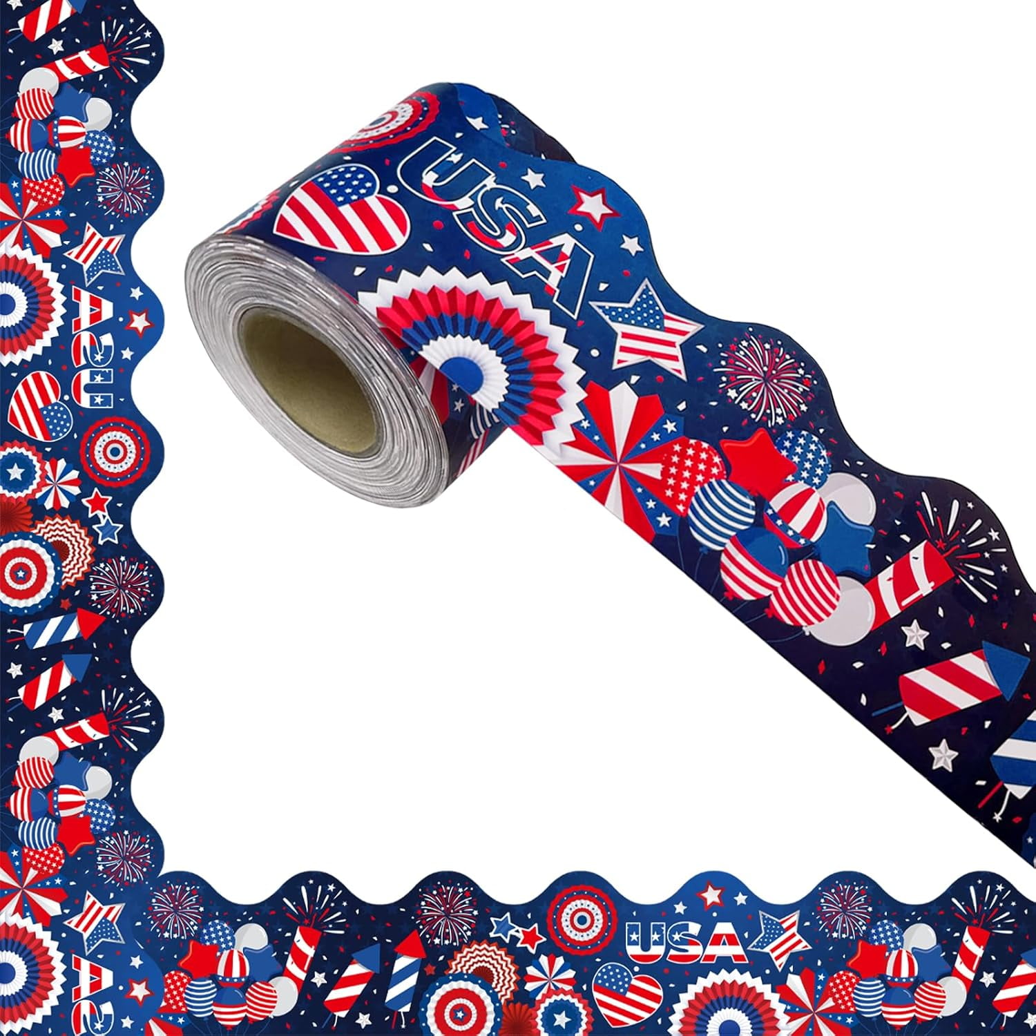 69ft Bulletin Board Borders,Patriotic Bulletin Board Borders,for 4th of ...