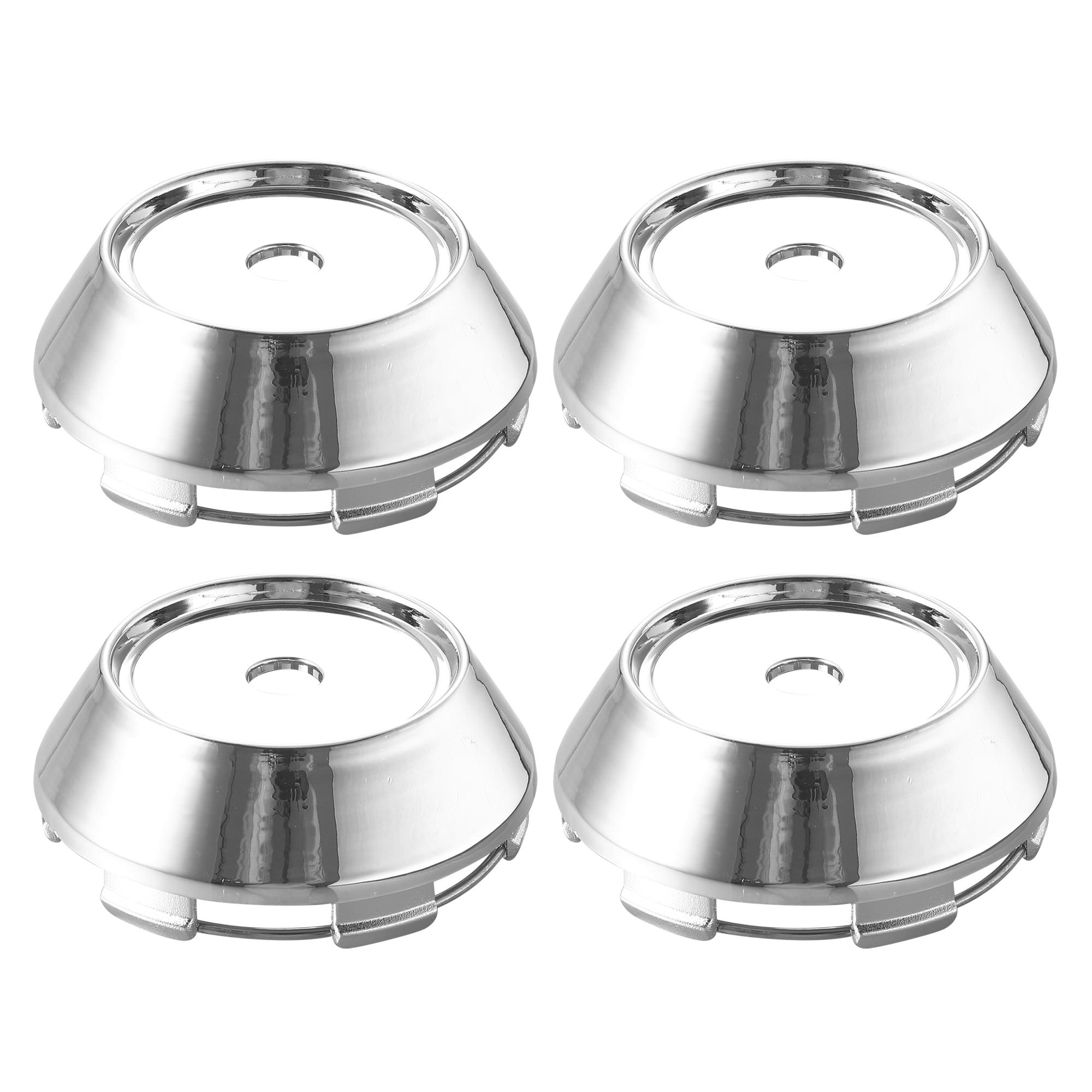69mm Dia Silver Tone 6 Clips Automotive Wheel Center Tyre Hub Caps ...