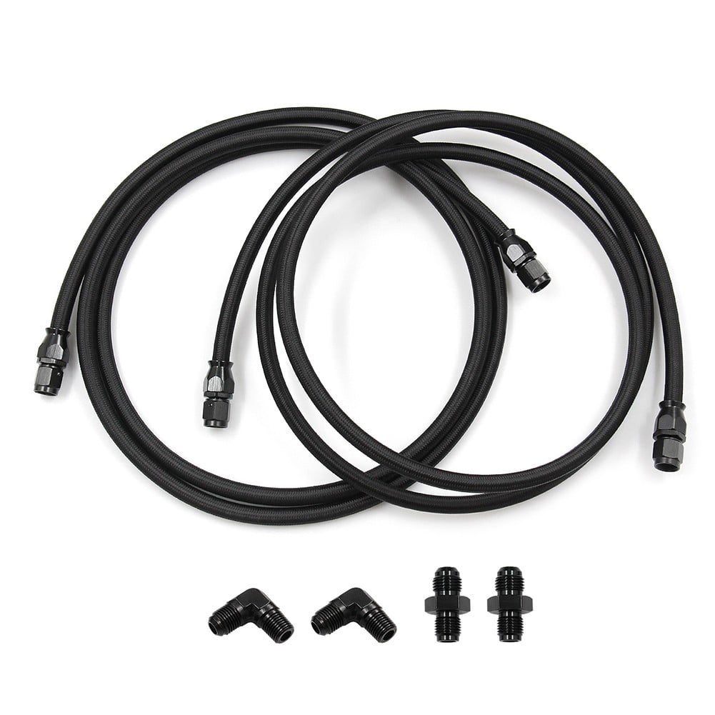 6AN 7FT PTFE Transmission Cooler Line Set, Replacement 4L60 700R4 TH350 ...