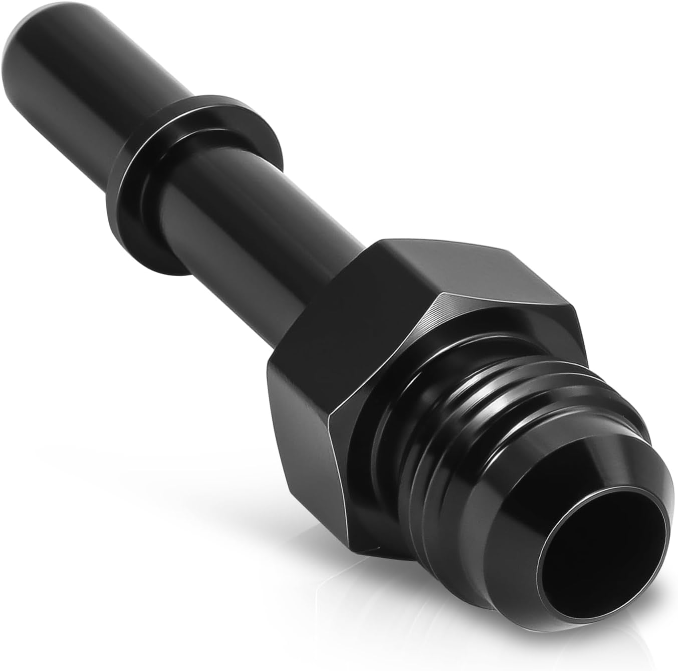 6AN AN-6 Male to 3/8 inches Straight Quick Disconnect Push-On Fuel Line ...
