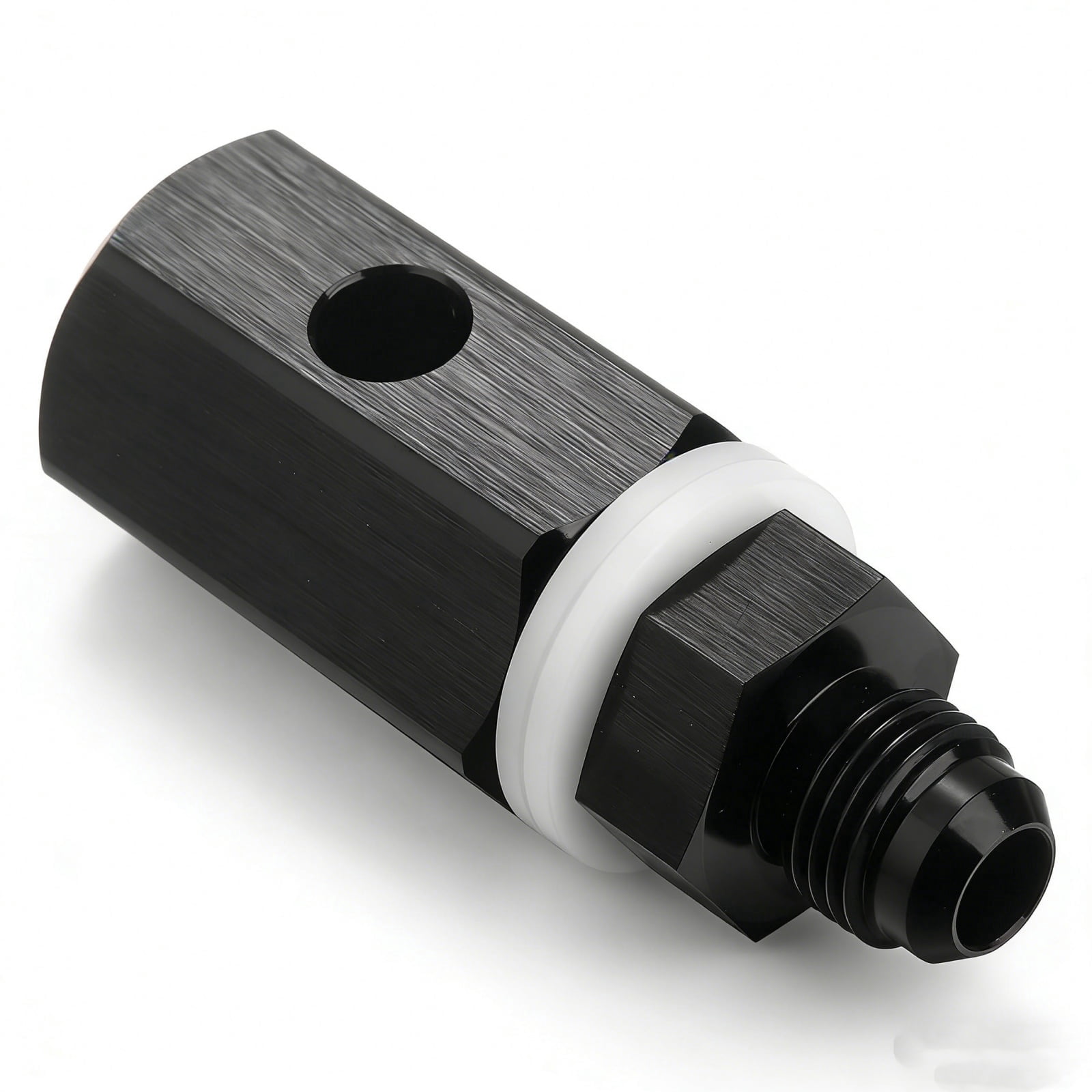 6AN Male Fuel Cell Tank Rollover Vent Valve Aluminum Black AN Tip Roll ...