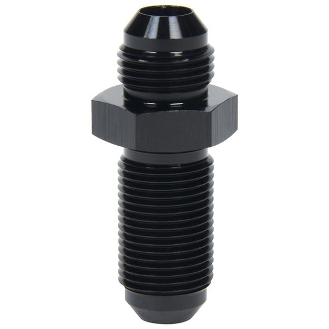 6AN Straight Bulkhead Fuel Fitting, Black - Walmart.com