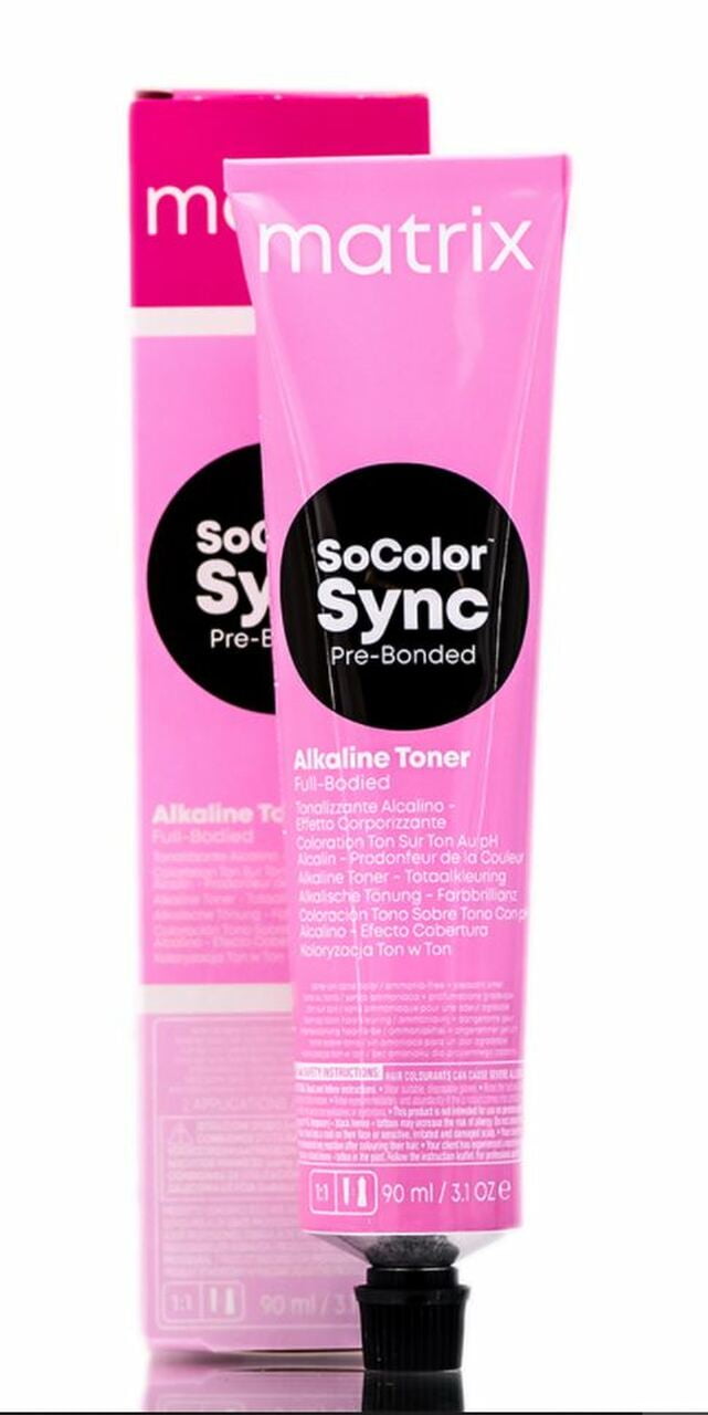 {6BR Dark Blonde Blonde Red} Matrix SoColor Sync Pre-Bonded Alkaline ...