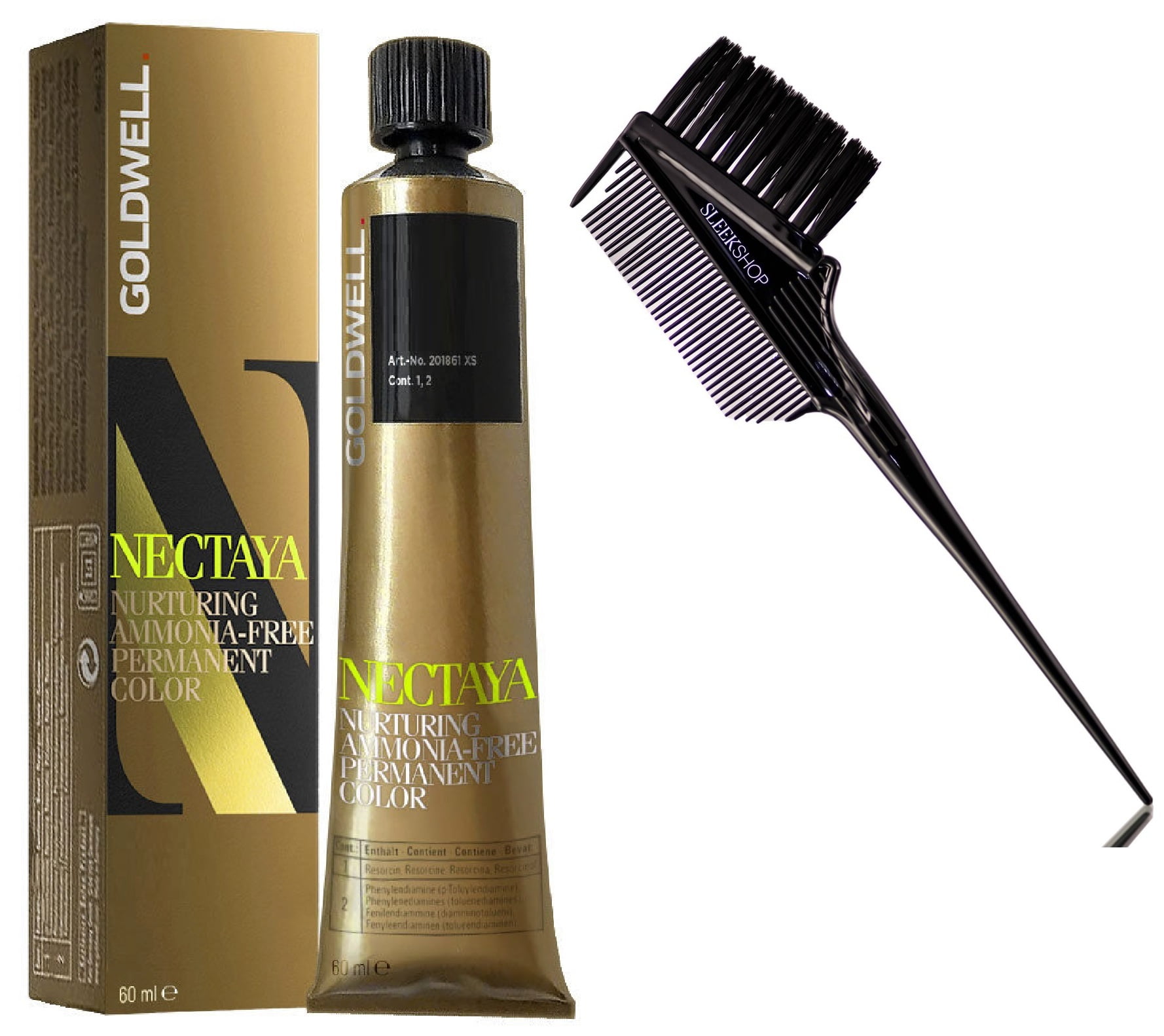 6BS Smoky Couture Brown Light , Goldwell NECTAYA Nurturing Ammonia-Free ...