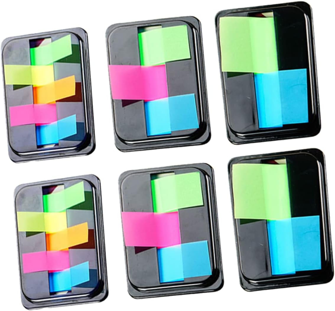 6Boxes of Creative Page Markers Colored Tabs Flags Sticky Memo Notes ...