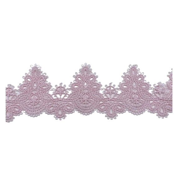 6CM Wide Embroidery Flower Lace Fabric Trim Ribbon DIY Sewing Bridal ...