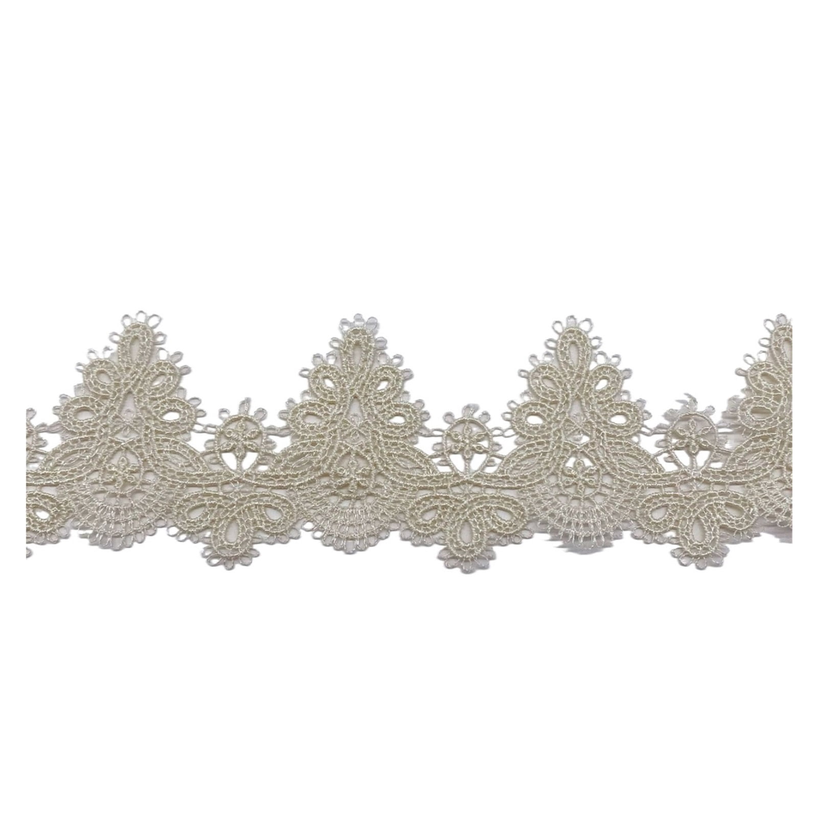 6CM Wide Embroidery Flower Lace Fabric Trim Ribbon DIY Sewing Bridal ...