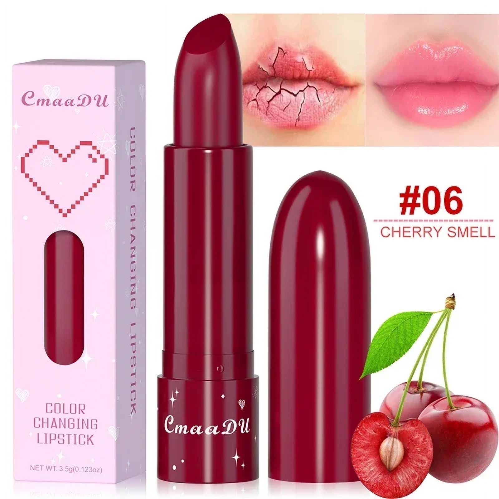 6Color Waterproof Fruit Color Tinted Shine Changing Moisturizing ...