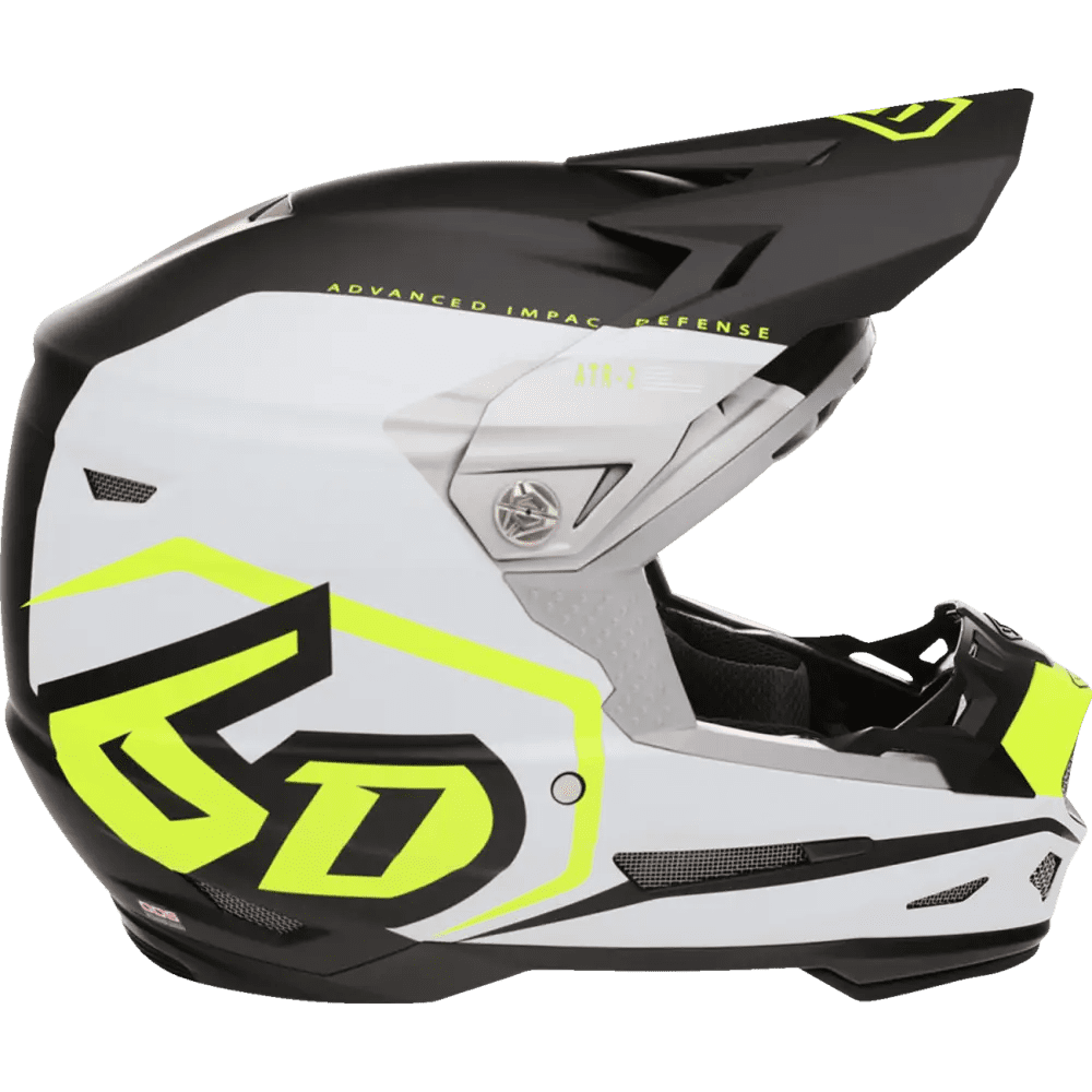 6D ATR-2 Delta MX Offroad Helmet Neon Yellow MD - Walmart.com