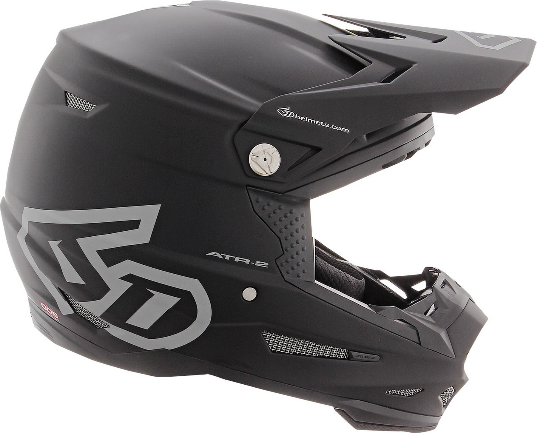 6D ATR-2 Solid MX Offroad Helmet Matte Black XXL - Walmart.com