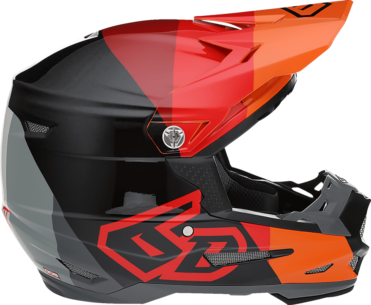 6D Helmets Youth ATR-2Y Offroad Motocross Helmet - Range - Red - Small ...