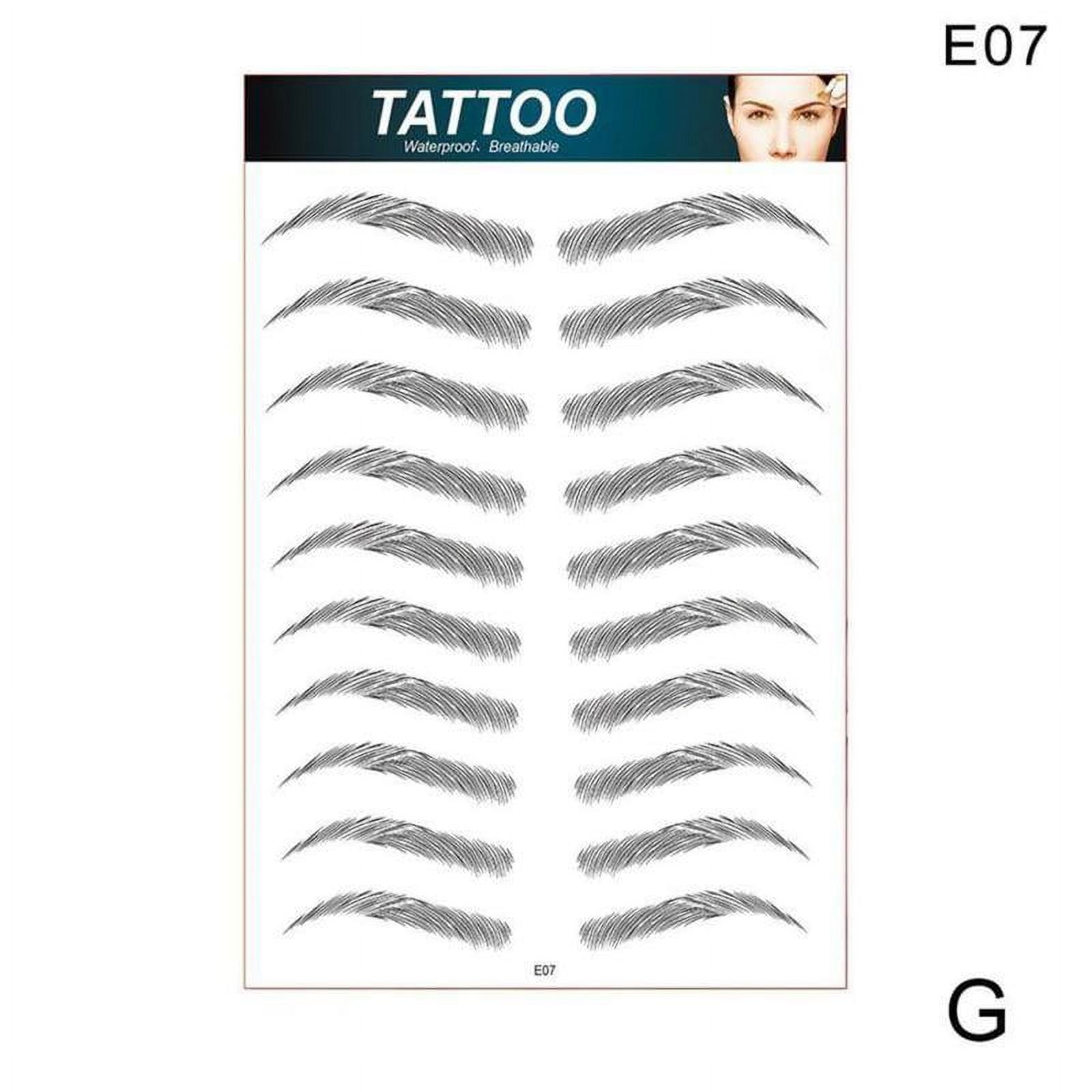 6D Eyebrows Tattoo Real Look Sticker False Eyebrow On Stick UK ...