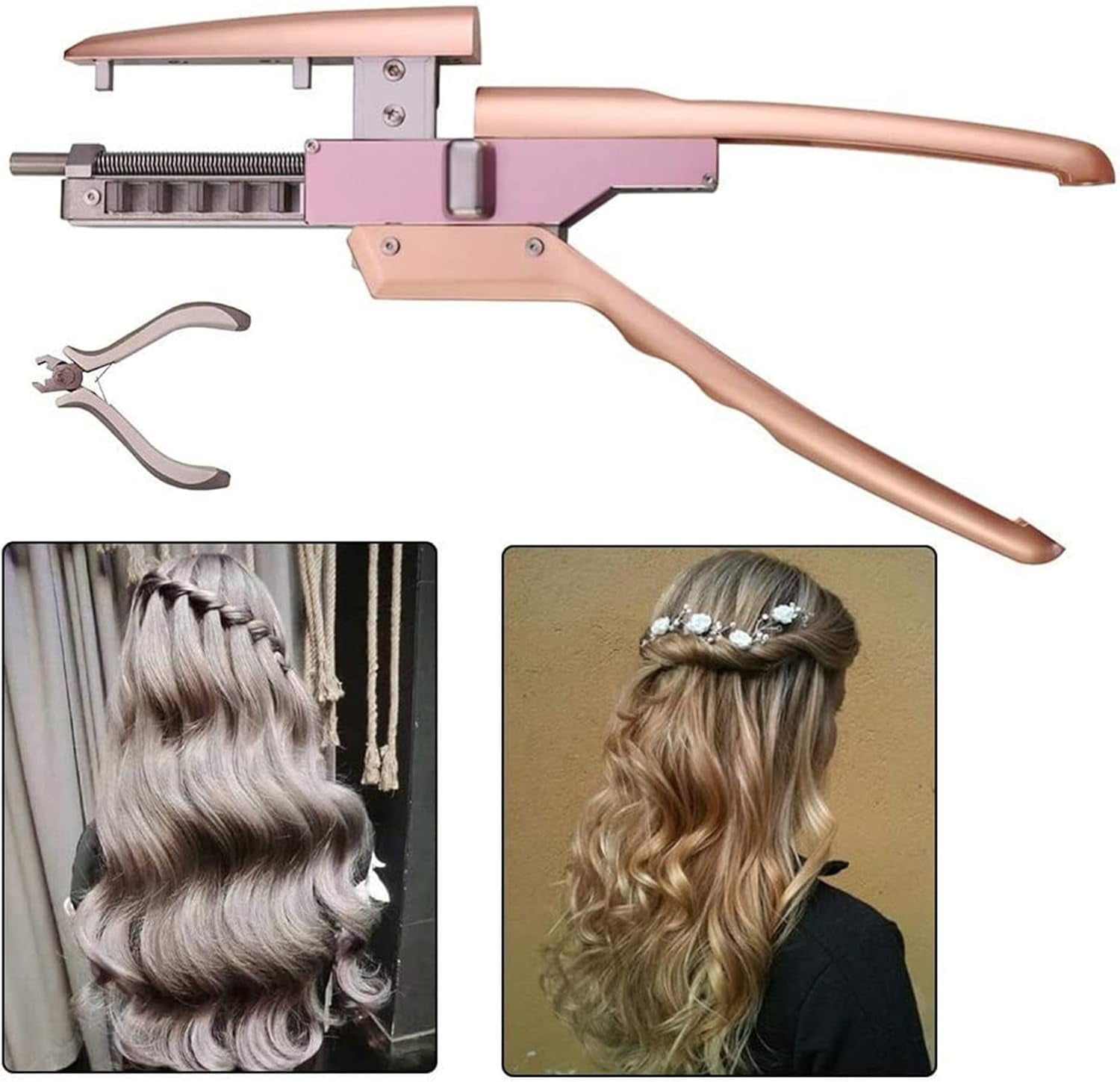 6D Hair Extensions Tool 2Nd Generation Hair Extensions Machine Kit for ...