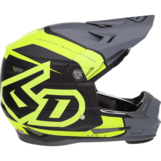 6D Helmets Youth ATR-2Y Offroad Motocross Helmet - Torque - Neon Yellow ...
