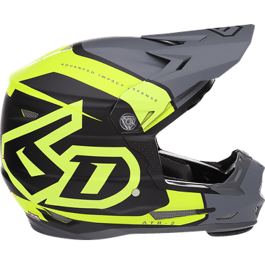 6D ATR-2 Delta MX Offroad Helmet Neon Yellow MD - Walmart.com