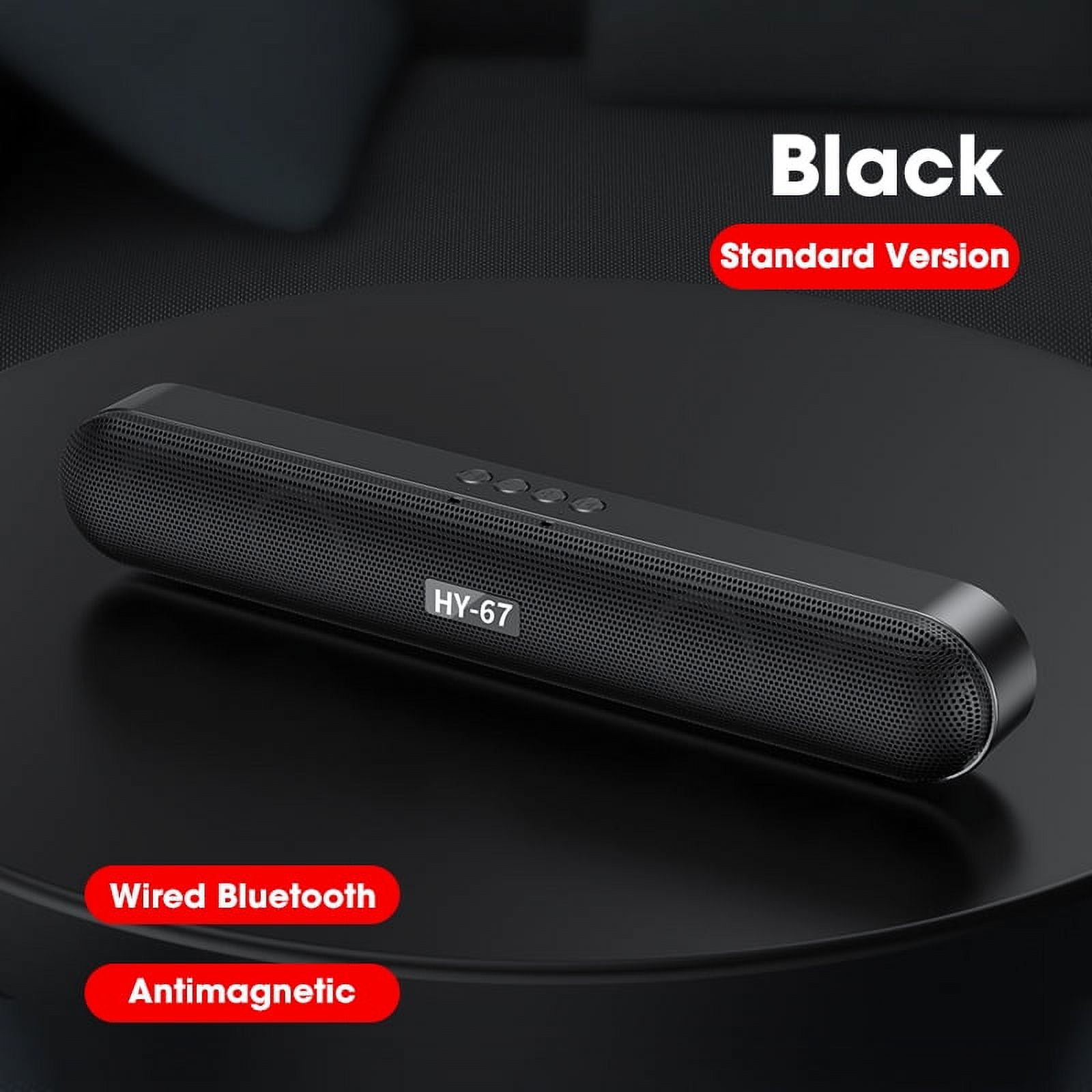 6D Stereo Bluetooth Speaker Desktop Wireless Bass Column Outdoor USB ...