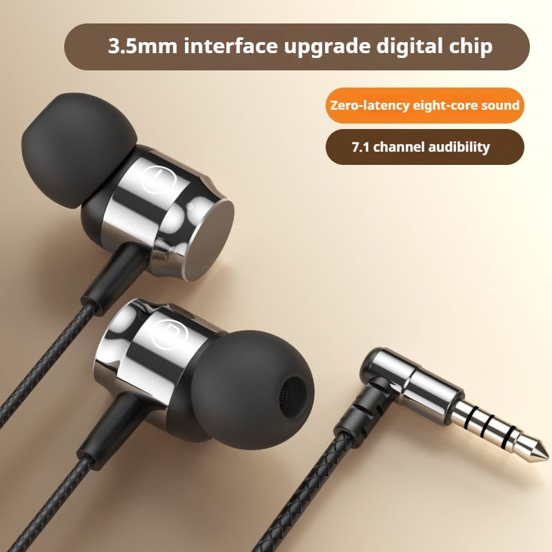6D Stereo Sound Headsets Metal Design Type C&3.5mm Wired Gamer ...