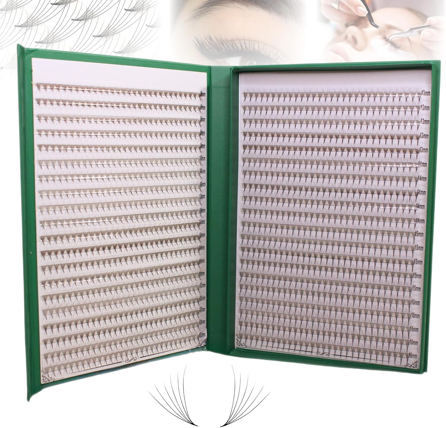 6D| XXL Box | Pinneacle 1200 Premade Volume Fans Eyelash Extension ...