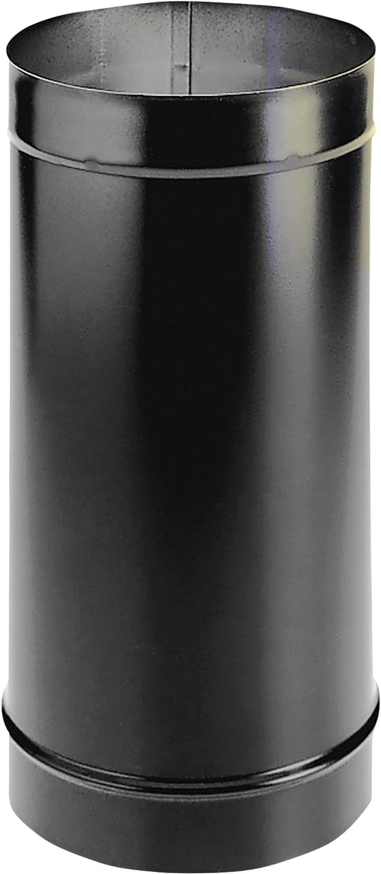 6DBK-24 6" x 24" DuraBlack Street Stove Pipe, Black - Walmart.com