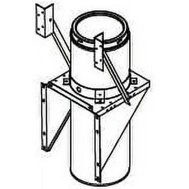 6DT-TSB Adjustable Tee Support Bracket-GA - Walmart.com